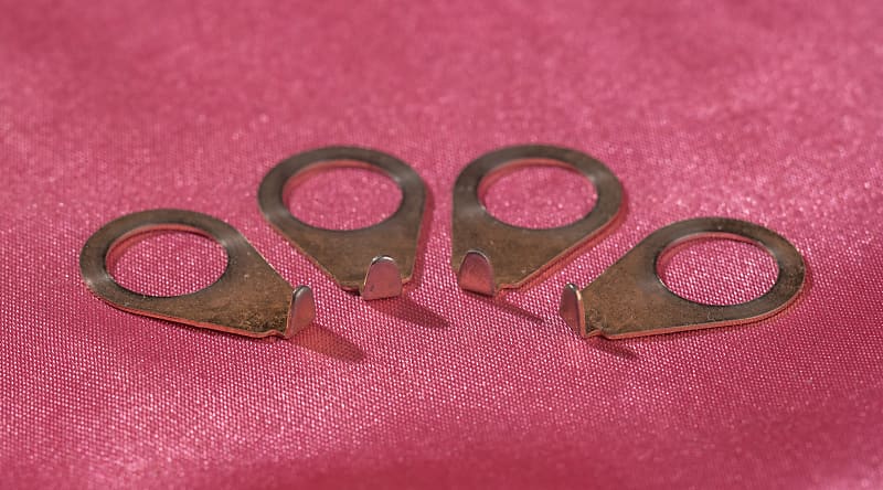 Vintage Spec Medium Aged Round Tip Gold Plated Dial Pointers | Reverb