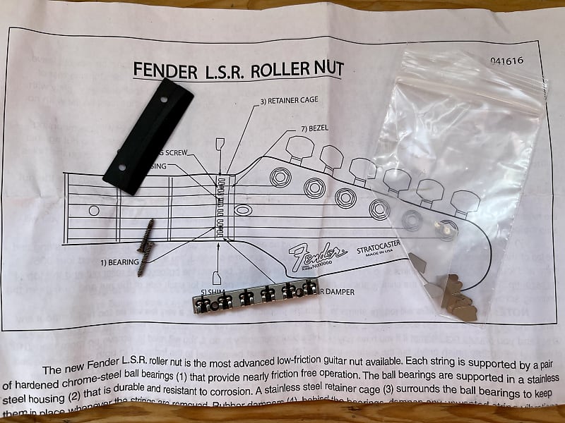 Fender LSR roller nut | Reverb
