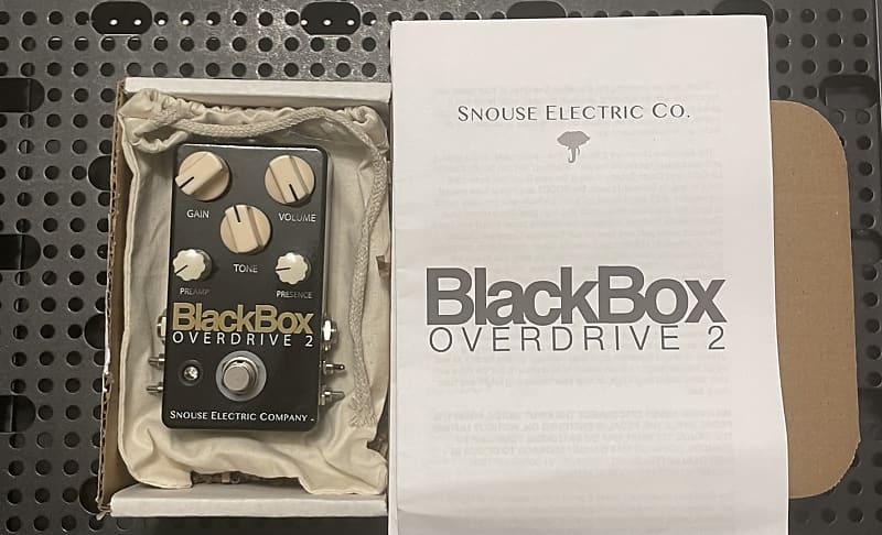 Snouse BlackBox Overdrive 2 - Stage Pro Mod - Black | Reverb