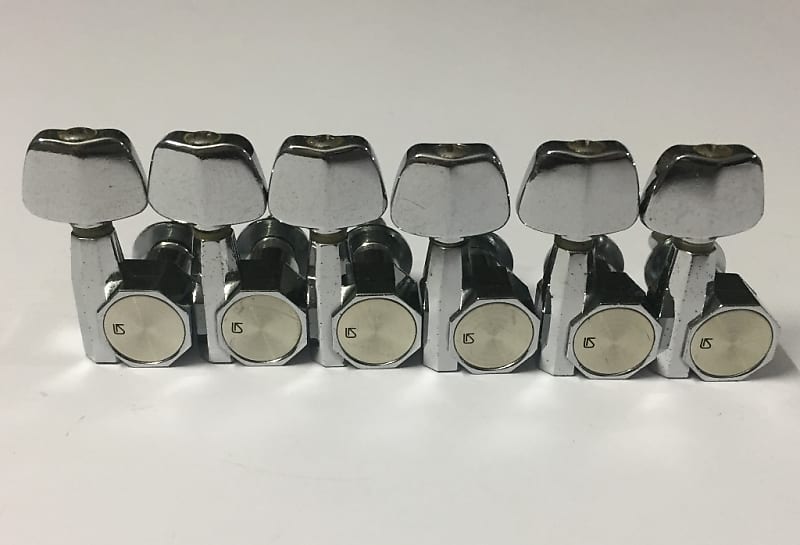 GOTOH Chrome Crown head tuner set 1980s Charvel ESP vintage | Reverb