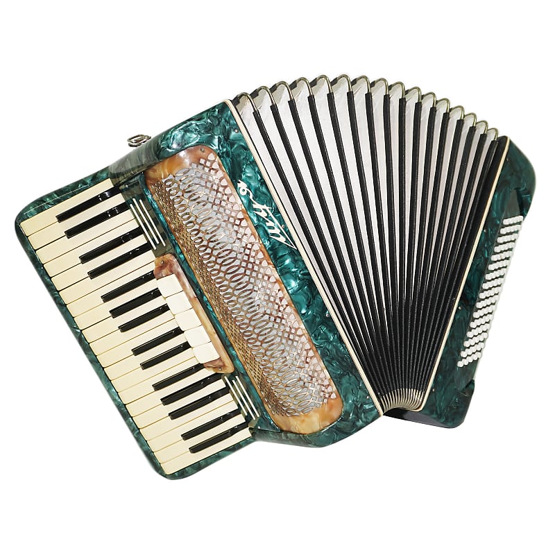Rare Piano Accordion Shuya, made in Russia, Keyboard | Reverb