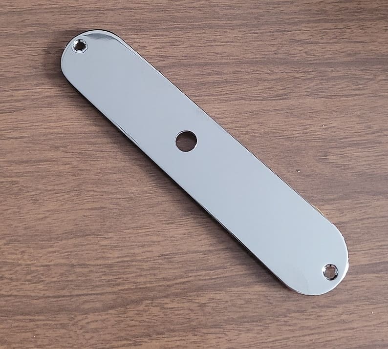 Telecaster Control Plate Chrome - One Knob | Reverb