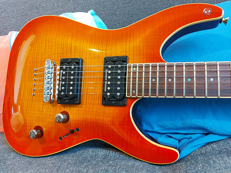 ESP LTD H 500 2008 - Orange Sunburst | Reverb