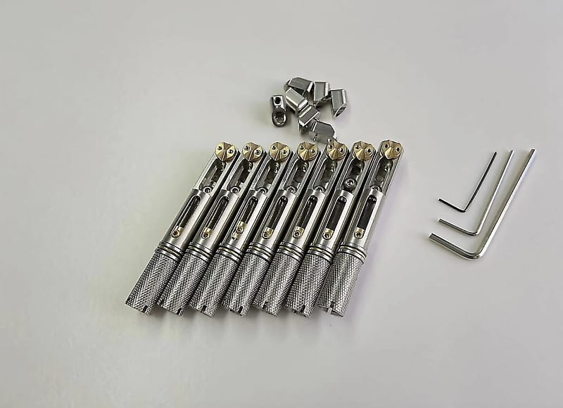 Nickel 7 String Headless Guitar Stainless Steel Bridge | Reverb