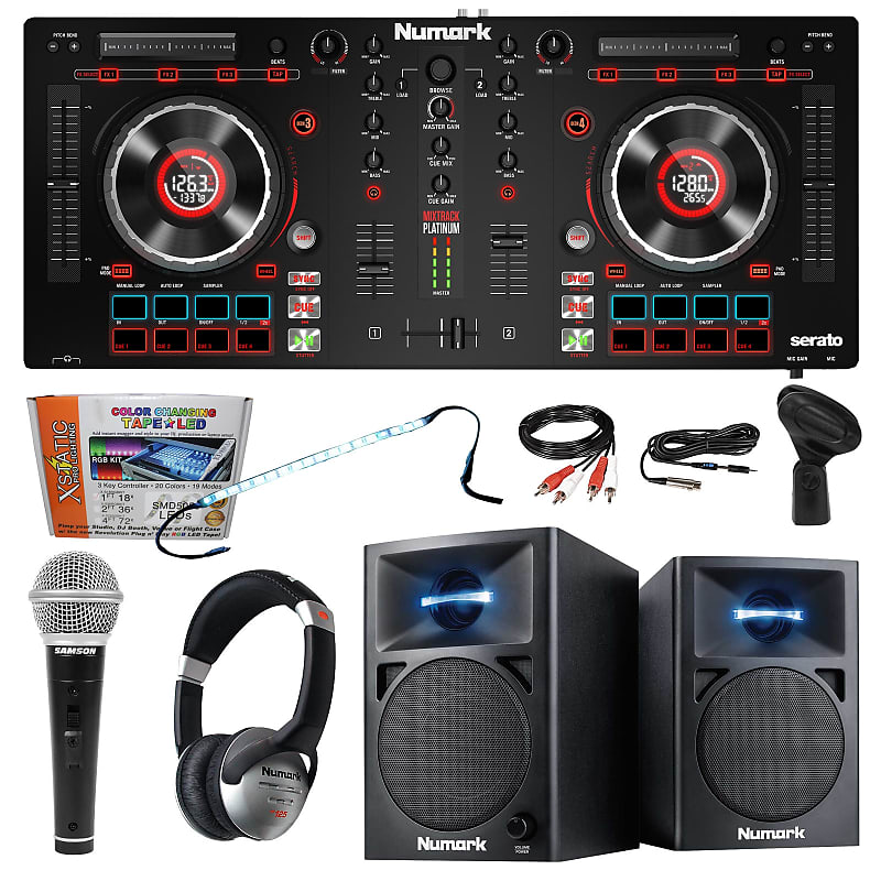 Numark Mixtrack Platinum DJ Controller w Jog Wheel | Reverb