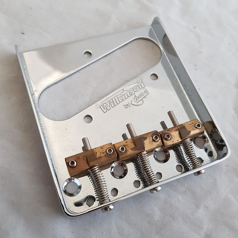 Wilkinson Telecaster Br ID Ge 3 Saddles | Reverb