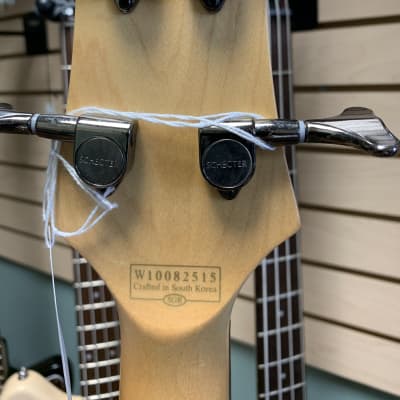 Schecter Raider DLX-4 Diamond Series 2000s Silver | Reverb