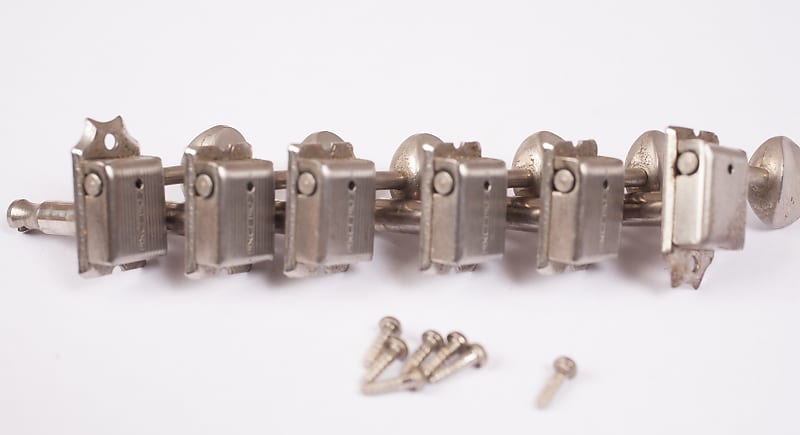 Fender Kluson Stratocaster Telecaster Single Line Tuner Set | Reverb