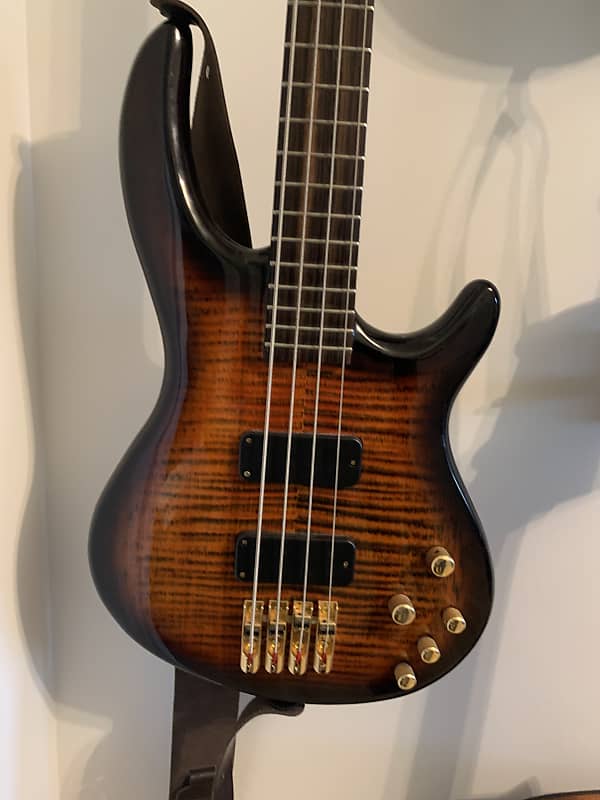 Dean Edge Pro 4-String Bass 2010s - Tiger Eye | Reverb