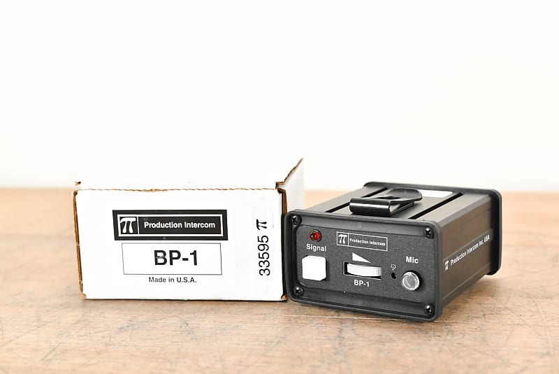 Production Intercom BP-1 Single-Circuit Headset Station Belt | Reverb