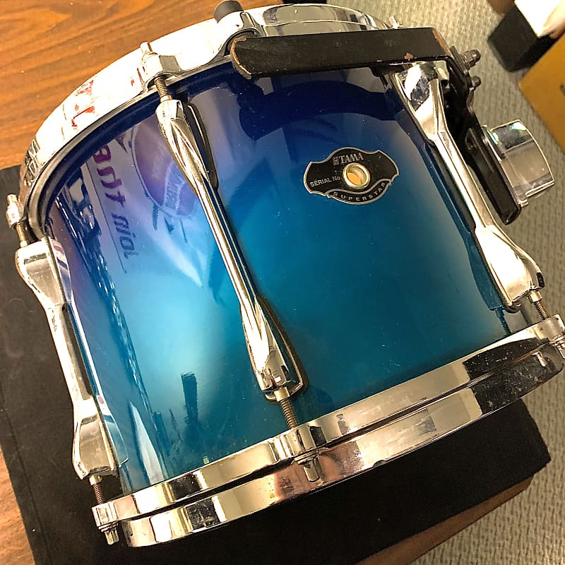 Tama Superstar 9x12 Tom - Ocean Fade Lacquer | Reverb
