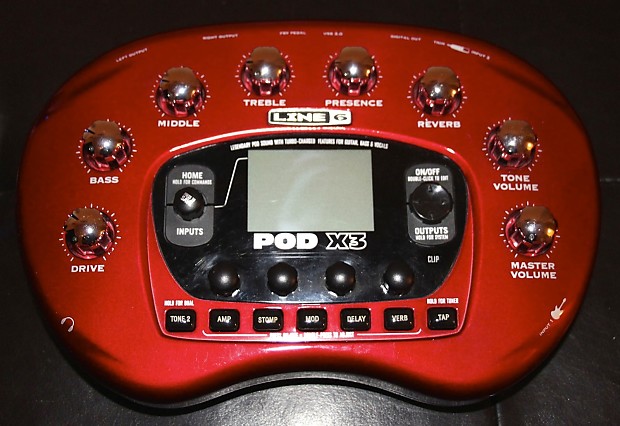 Line 6 POD X3 Multi-Effect unit | Reverb