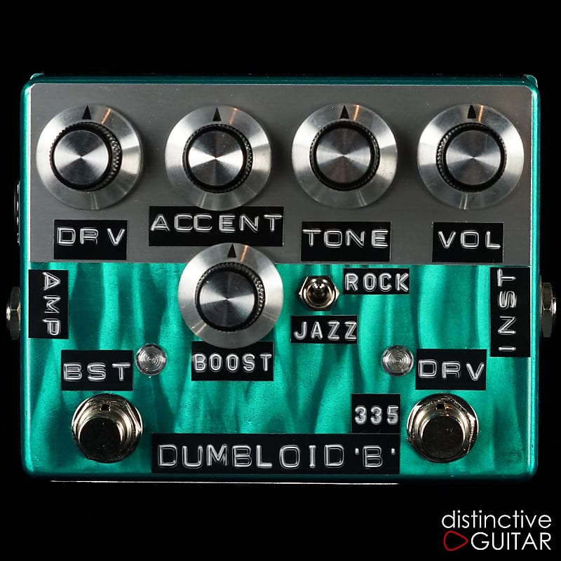 Shin's Music Dumbloid 335 Boost Emerald Flame | Reverb France