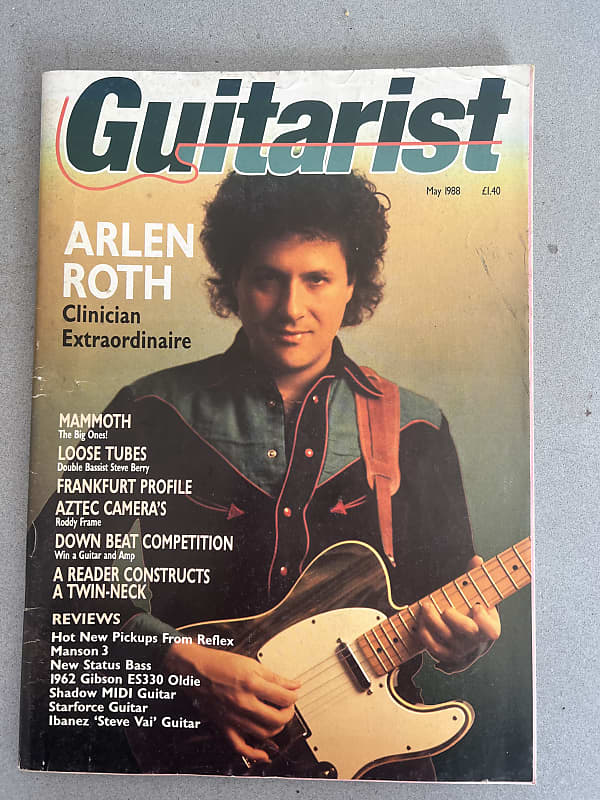 Guitarist Magazine UK Arlen Roth 1988 Green | Reverb