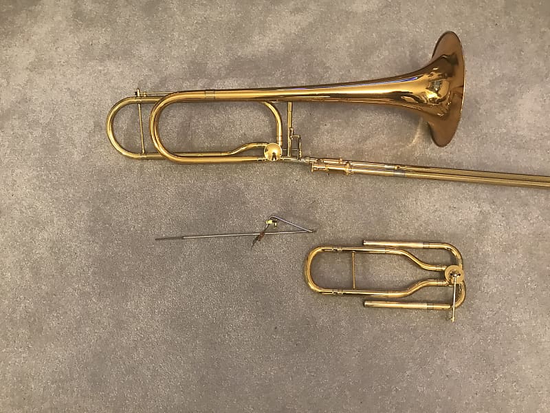 Kanstul 1670 double valve bass trombone with a detachable | Reverb