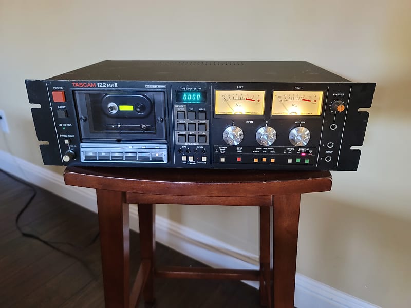 TASCAM 122 MKII 3 HEAD PRO CASSETTE DECK - FULLY SERVICED | Reverb