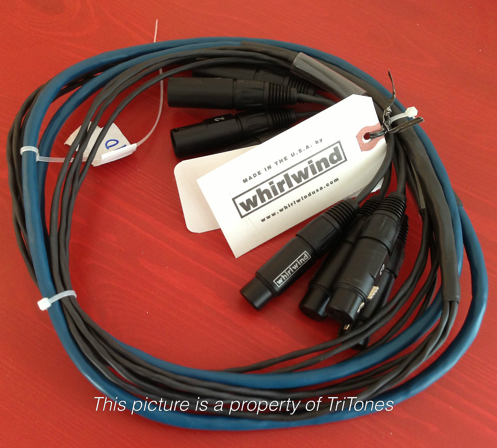 Whirlwind MT-4-F-M-10 Medusa Multitrack 4x XLR Snake - | Reverb France