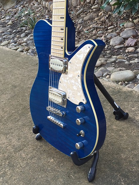 First Act SFA Sheena CE240 Transparent Blue – with Bone Nut – | Reverb