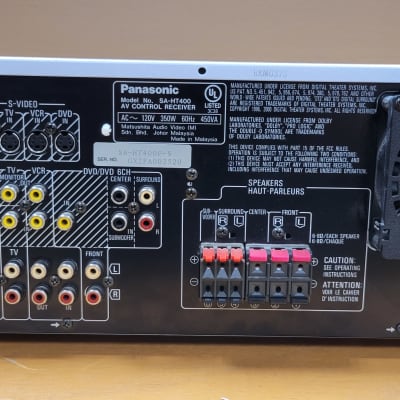 Panasonic SA-HT400 AV Control Receiver | Reverb