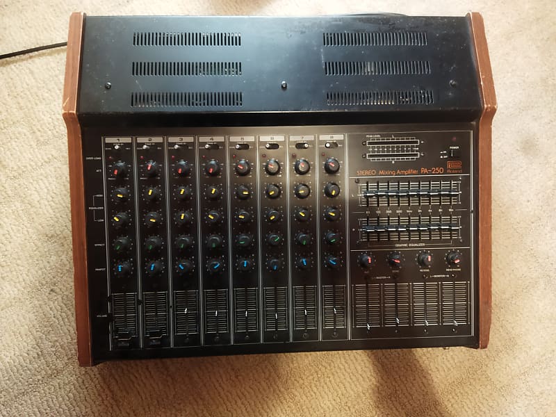 Roland PA 250 1980s - Black | Reverb UK