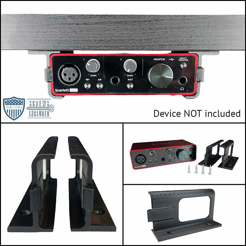 Focusrite Scarlett Solo (3rd generation) Desk Mounting | Reverb