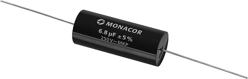 6.8uF 250V Monacor Bipolar Polypropylene Capacitor - Super | Reverb