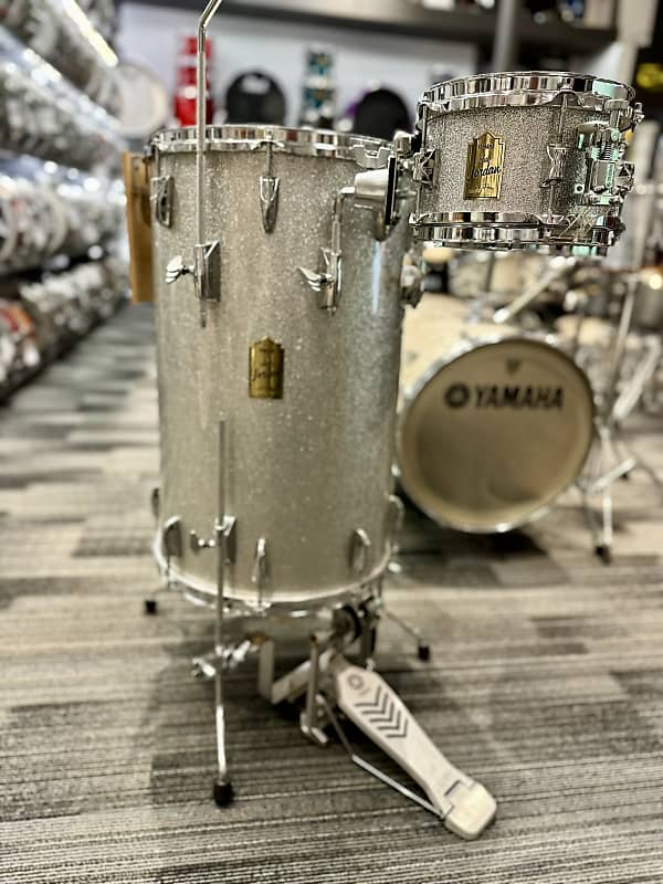 Yamaha Club Jordan Cocktail Kit Early 2000s - Silver Sparkle | Reverb