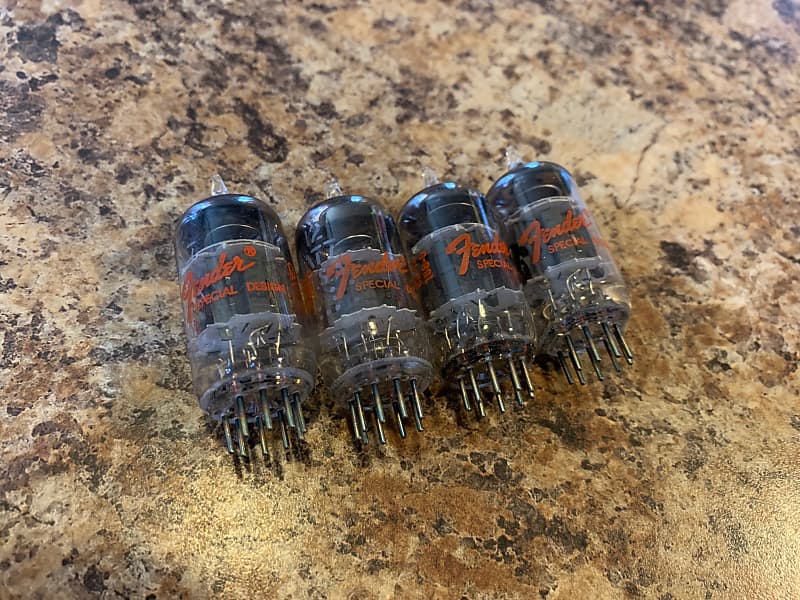 Vintage Fender Branded Preamp Tubes, 12AX7, 12AT7 | Reverb