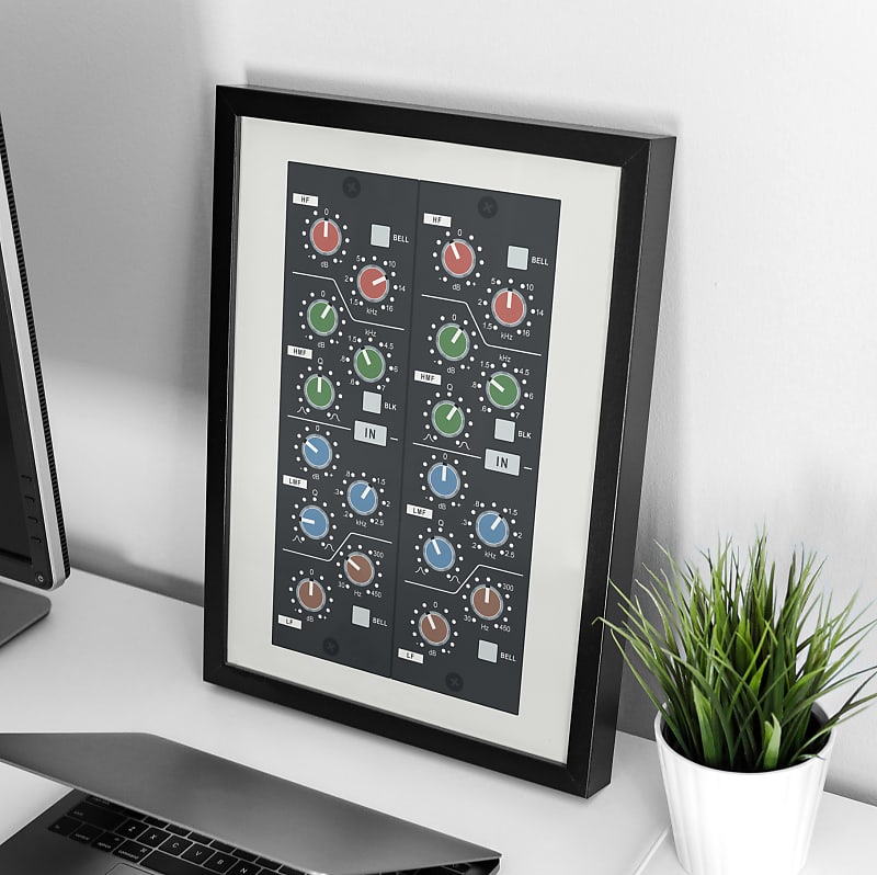 EQ Module Print - Music Producer Poster, SSL Equalizer Print, | Reverb