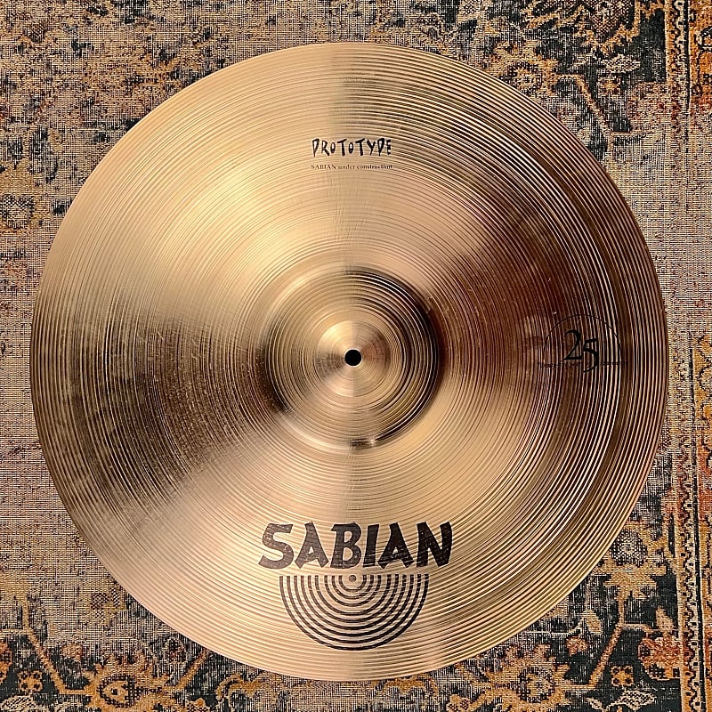 SIGNED Sabian 25th ANNIVERSARY PROTOTYPE 20” Ride 2114 g BOB | Reverb