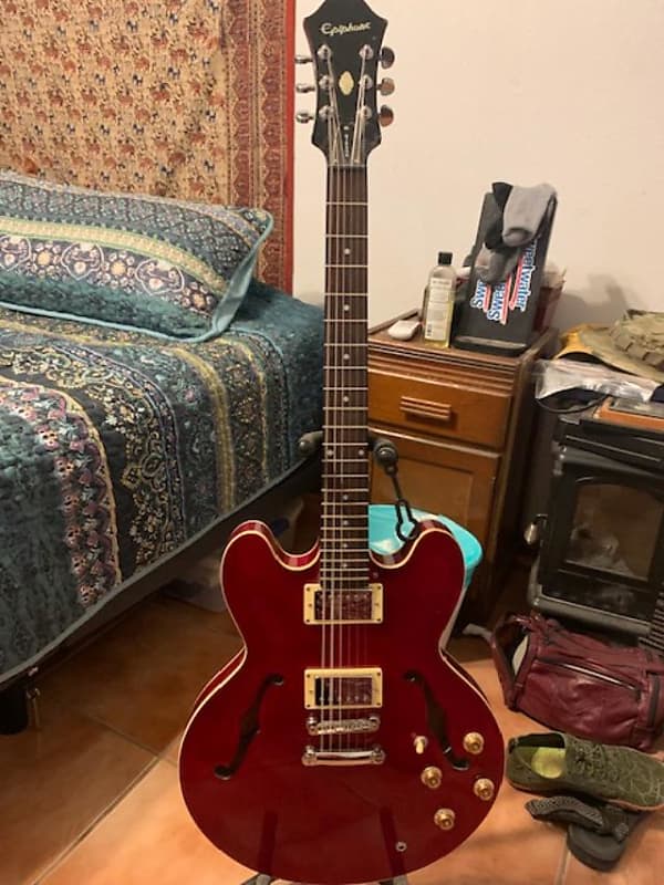 Epiphone ES-335 Mid-90's - Red | Reverb