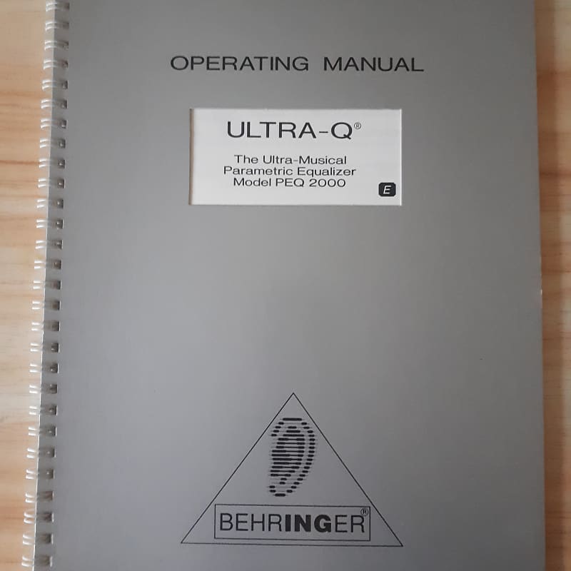 Behringer Ultra-Q The Ultra Musical Parametic Equaliser | Reverb UK