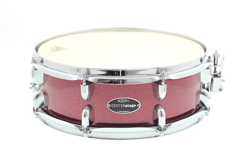 PDP Center Stage Ruby Red Sparkle Snare Drum 14" x 5" | Reverb