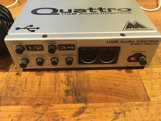M Audio Quattro USB Audio Interface w/ MIDI | Reverb