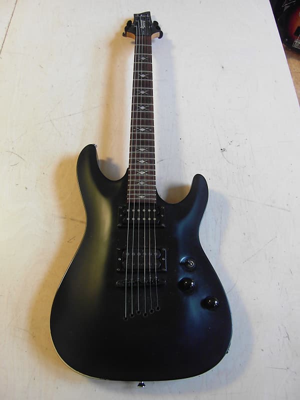 E-Gitarre Schecter black hawk diamond series 2000er - schwarz | Reverb