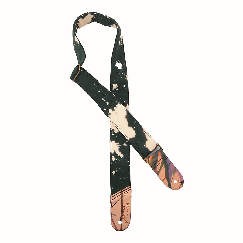 Mother Mary "Forest Green Bleached" Guitar Strap | Reverb