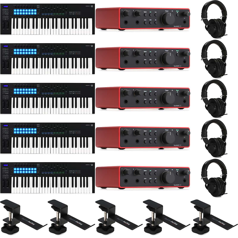 Focusrite Scarlett 2i2 USB Audio Interface and Novation | Reverb