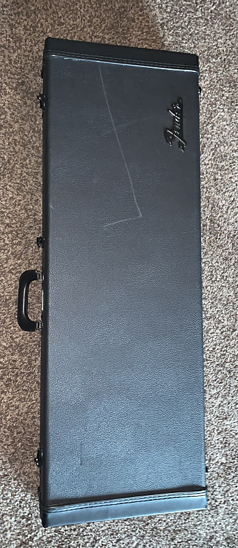 Fender black on black Hardshell case for STRATOCASTER or | Reverb