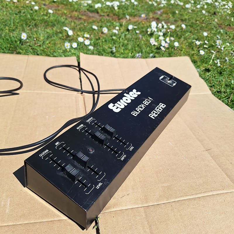 Eurotec Vintage Black Box Spring Reverb Unit | Reverb