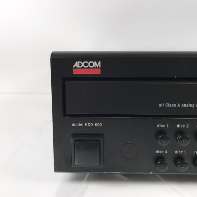 Adcom GCD-600 Five Disc Carousel CD Player | Reverb