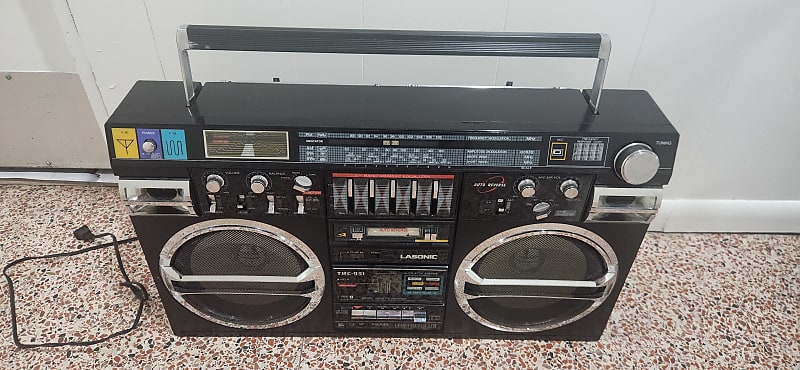 Vintage Boombox Lasonic TRC-931 Radiorecorder Cassette Player | Reverb