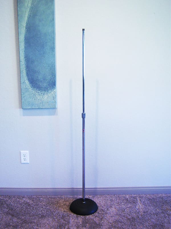 Vintage 1950's Atlas Sound MS12C microphone floor stand MS10C | Reverb