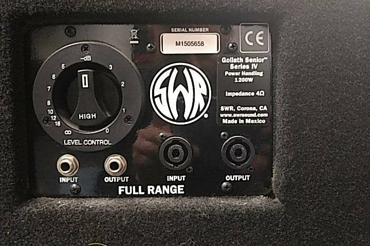 BASS BOX 6x10" | SWR GOLIATH SR | PROFI CABINET | Reverb