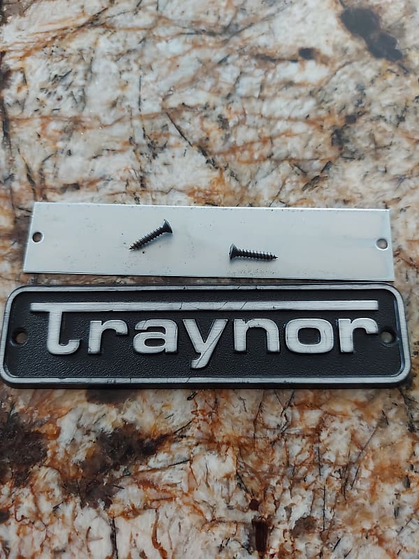 Traynor Logo 1970s-1980s - Black & Silver | Reverb