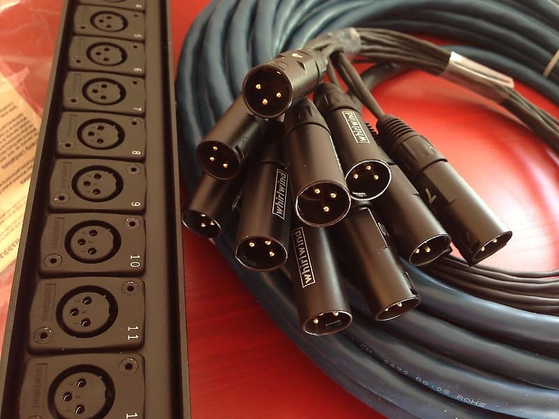 Whirlwind Medusa Mini Audio Snake: 12 Inputs, 0 Returns, 50ft | Reverb