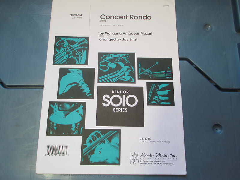 Concert Rondo - Wolfgang Amadeus Mozart - for trombone and | Reverb