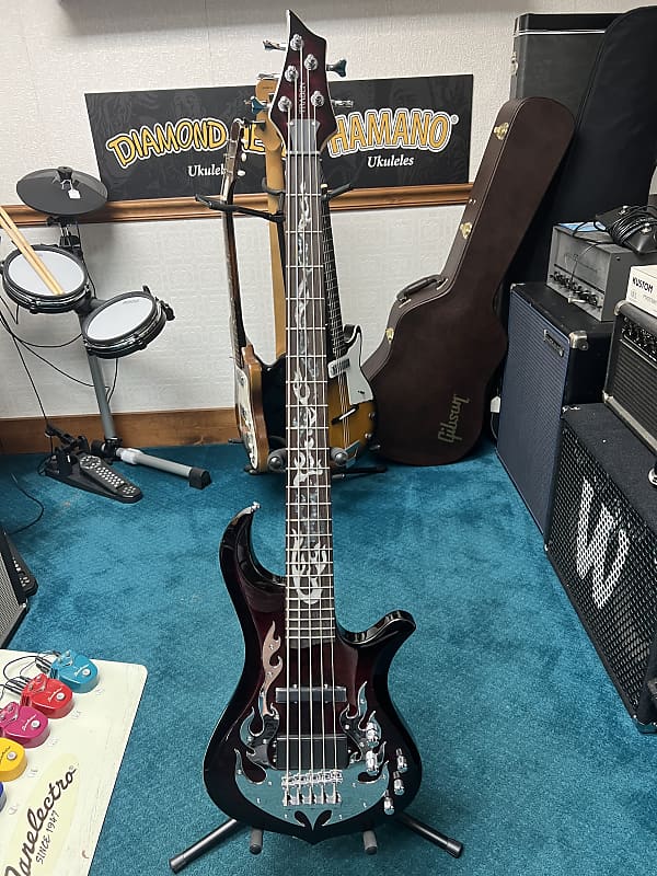 Traben Phoenix 5-String Bass Blood Red | Reverb