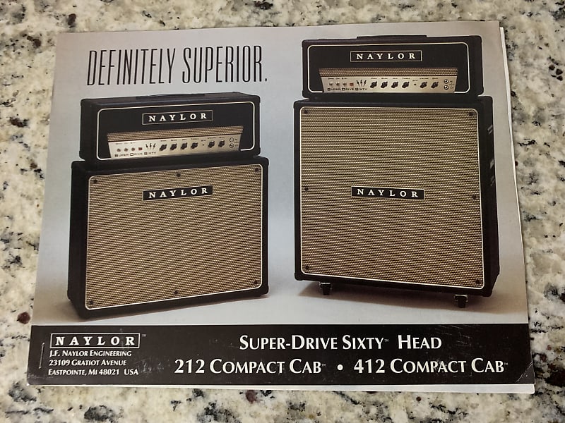 Naylor Amp Brochure | Reverb