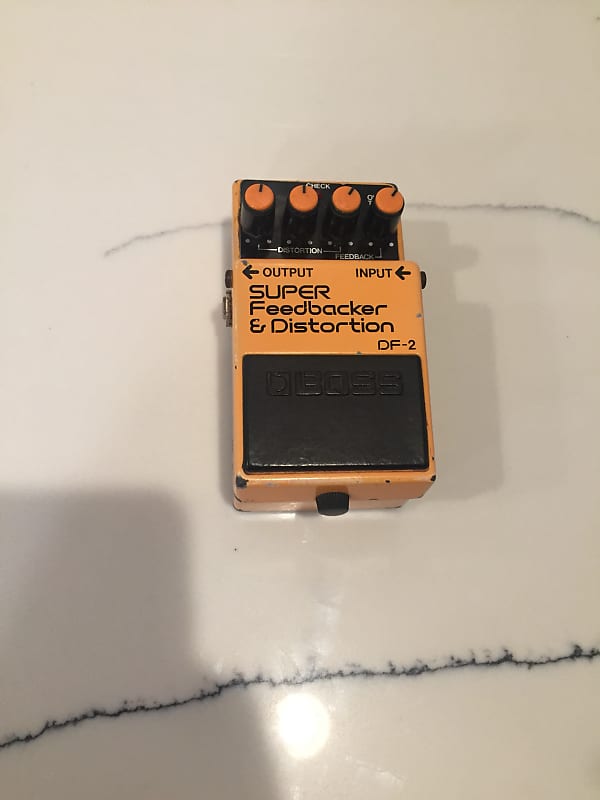 Vintage PSA-MODDED Black Label Boss DF-2 SUPER Feedbacker & | Reverb