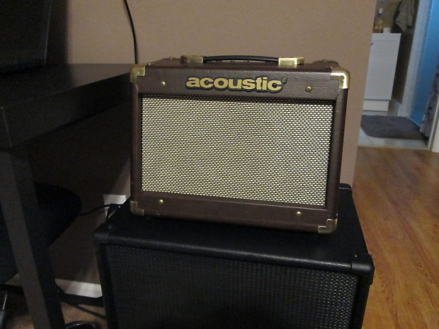 Acoustic A15 15 Watt 1x6.5" Acoustic Amp 2-Tone Brown | Reverb
